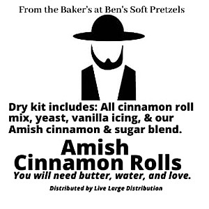 Ben's Soft Pretzels Amish Cinnamon Roll Bake at Home Kit,