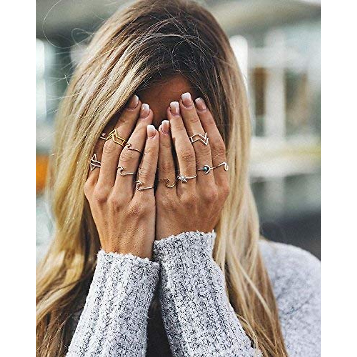 Pura Vida Rose Gold Coated Wave Ring - Gold Plated .925 Sterling Silver - Size 9