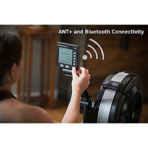 Concept2 Model D Indoor Rowing Machine with PM5, Tall Legs and Polar H10 ANT+ Heart Rate Monitor, M-XXL: 26-36" HRM