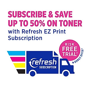 Brother Monochrome Laser HLl2390DW, Wireless Networking, Duplex Printing, Refresh Subscription and Amazon Dash Replenishment Ready