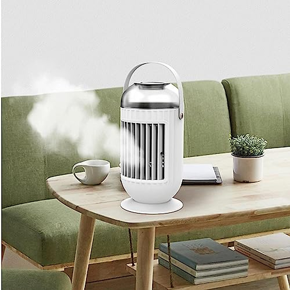 Ac Unit Portable - 400ml water tank Personal Small Air Conditioner - Portable Air Conditioners powerful 3 speeds, 2 Mist Modes | Camping Air Conditioner for Small Room,Office