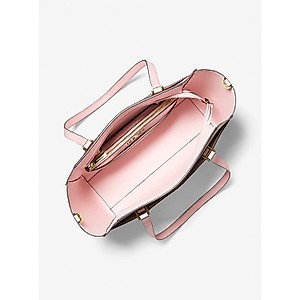 Michael Kors Maisie Large Pebbled Leather 3-IN-1 Tote Bag (DK Powder Blush)