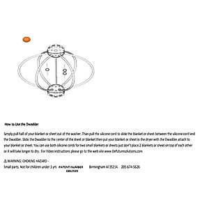 Dwadder Fully Assembled: Dry Blankets Faster, Save Time with The Dwadder!