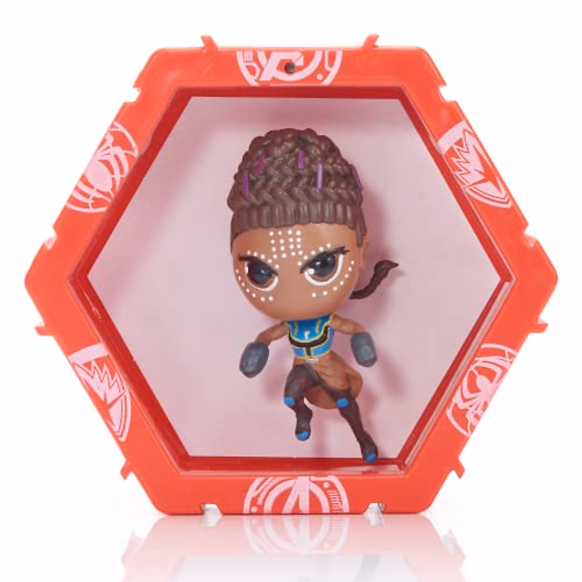 WOW! PODS Avengers Collection - Black Panther Shuri | Superhero Light-Up Bobble-Head Figure | Official Marvel Collectable Toys & Gifts