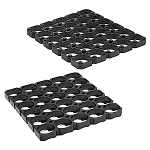 Heyiarbeit 5Pcs 5x6 Tandem 21700 Lithium Battery Holder Cell Spacer Bracket for DIY Battery Pack Hole Dia 21.7mm/0.85"