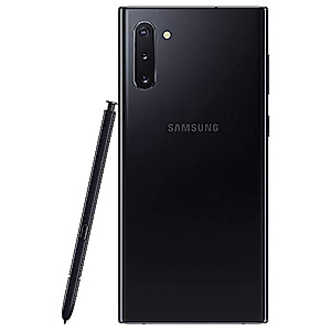 SAMSUNG Galaxy Note 10 (256GB, 8GB) 6.3'' AMOLED, IP68 Water Resistant, Snapdragon 855, 4G LTE Fully Unlocked (T-Mobile, Verizon, Global) N970U US Model (w/ Fast Wireless Charging Pad, Aura Black)