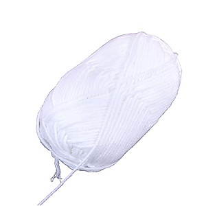 COHEALI Cotton Yarn Cone Thick Knitting Yarn Chunky Yarn Black Yarn Red Yarn Green Yarn Doll Roving Textured Yarn Cotton Ball Crochet White Purple Yarn Cotton Yarn Storage