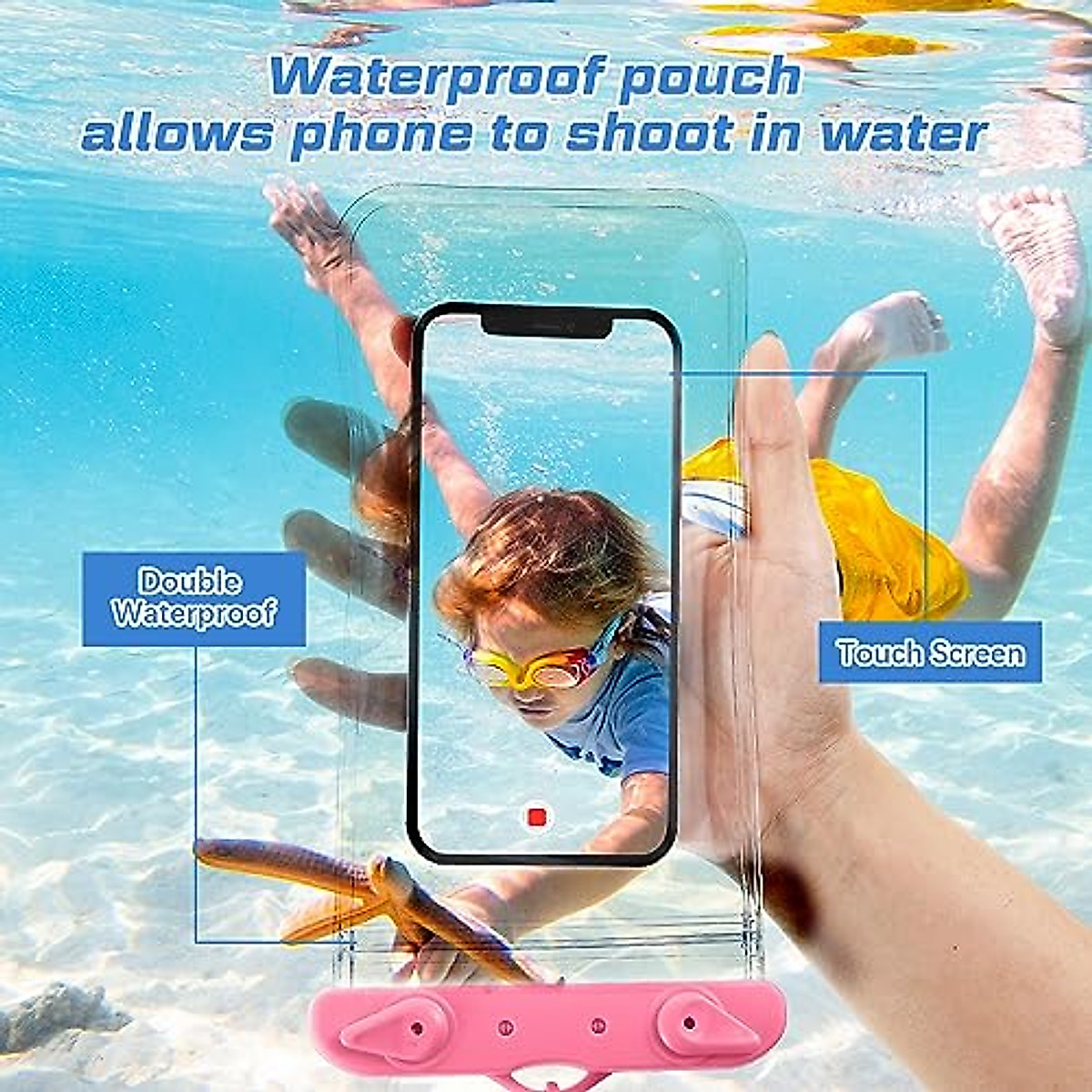 Teling 12 Pcs Cruise Accessories Kit includes 3 Cruise Lanyards with Detachable Clear Badge Holder 6 Cruise Luggage Tag Holder with Metal Loop 6 Waterproof Phone Pouch Carnival (Pink, Blue, Purple)