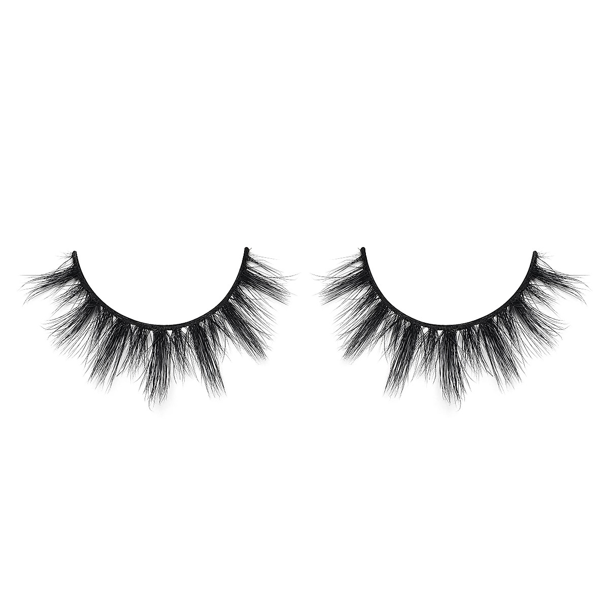 Lilly Lashes Everyday Miami Faux Mink Lashes False Eyelashes Natural Look Faux Wispy Lashes Mink Natural Lashes Short Lashes Round Shaped 13 mm Length Reusable Up to 20 Times