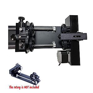 The Most Advanced CO2 Rotary Clamp Kit for Chinese Rotary Laser Machine, Chinese Rotary 4-Wheel Rotary Clamp for OMTech, Cloudray, eBay