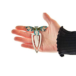 HOME-X Art Deco Dragonfly Colorful Bookmark, Tea Party Favor, Teacher Gift