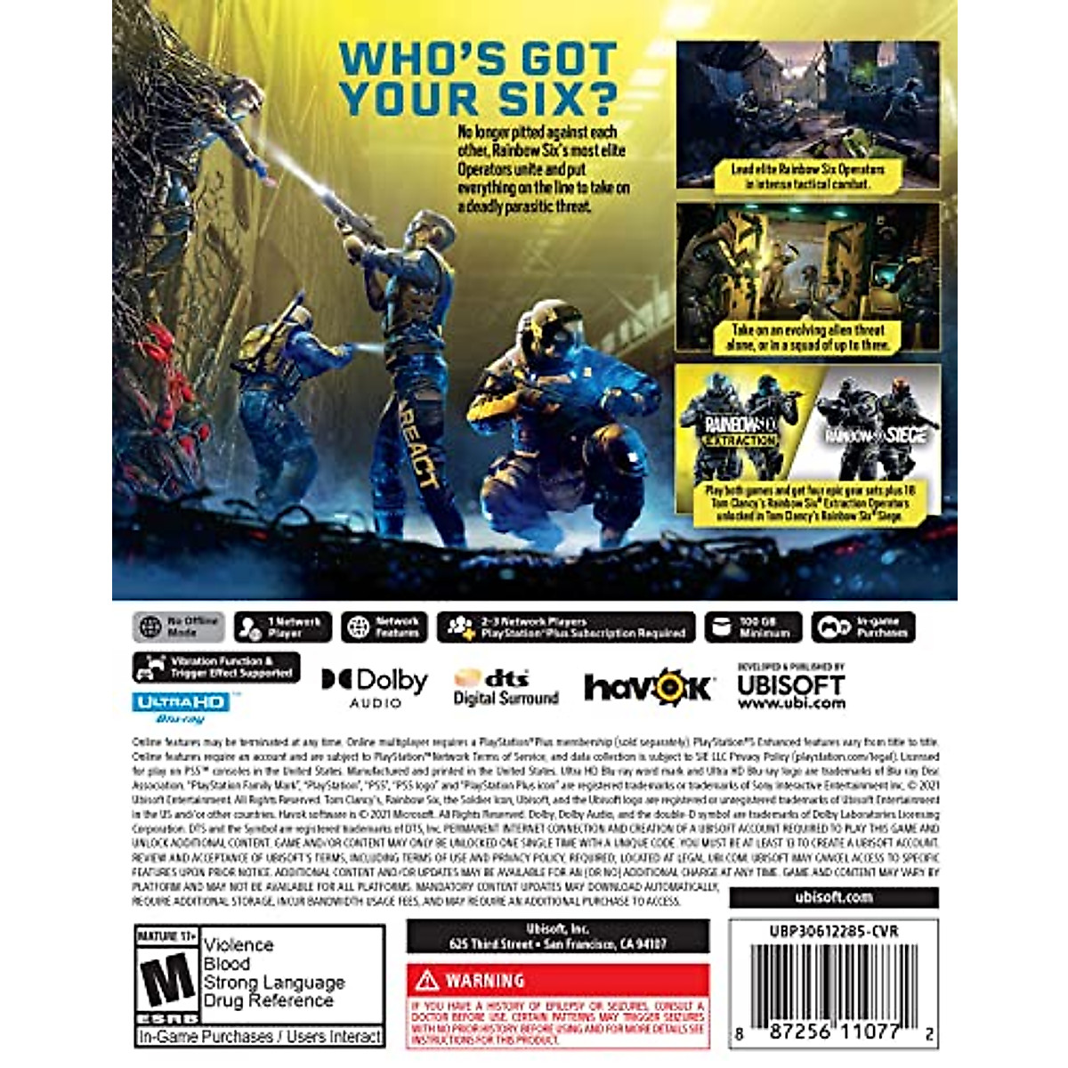 Tom Clancy's Rainbow Six Extraction - PlayStation 5