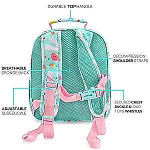 mibasies Girls Backpack for Elementary School, Backpack for Girls 5-8, Lightweight Kids Backpacks for Girls(Rabbit)