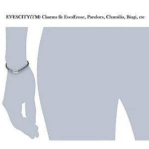 Eva's Collection "Witch Magic Hat" Bead Sterling Charm Fits Popular Charm Bracelets & Necklaces