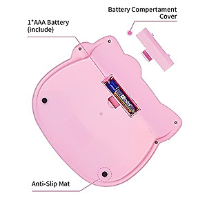 Women Calculators,BREIS Creative Cute Solar Energy Calculator, 12 Digit Large LCD Display, Handheld for Daily and Basic Office, Pink (Pink+Pink)