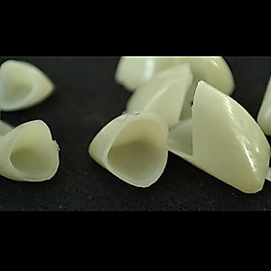 10pcs Dental Oral Fake Teeth Tooth Covers molds with 3Colors Repair Snap on Smile Veneers Dentures Adhesive Beads Cosmetic Kits