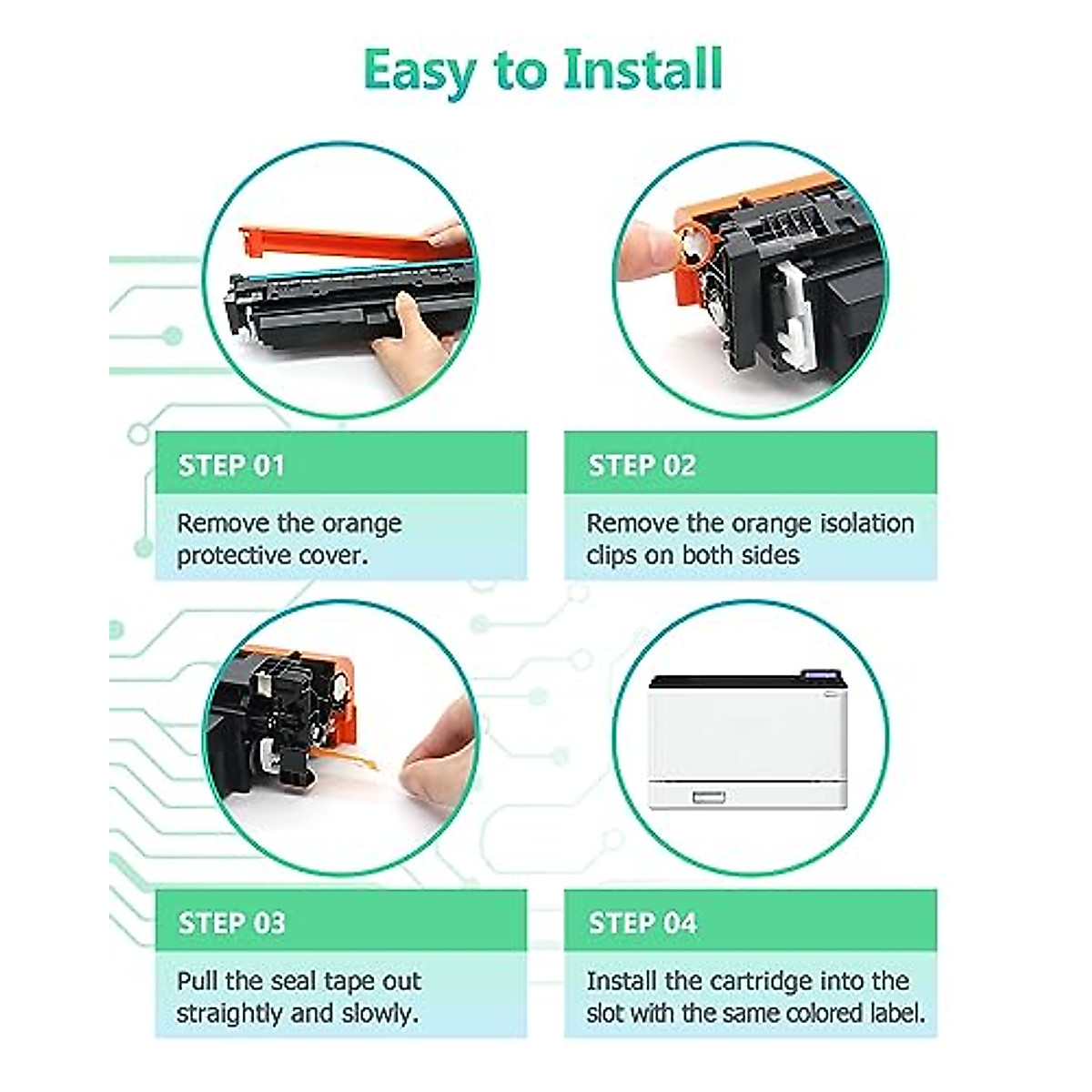 069 Toner Cartridge Compatible Replacement for Canon 069H for imageCLASS MF753Cdw MF751Cdw LBP674Cdw Printer (1 Cyan)
