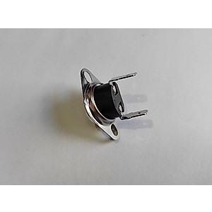 Anchilly 1PC KSD201 110-0 Normally Closed Temperature Control Switch with Fixing Ring