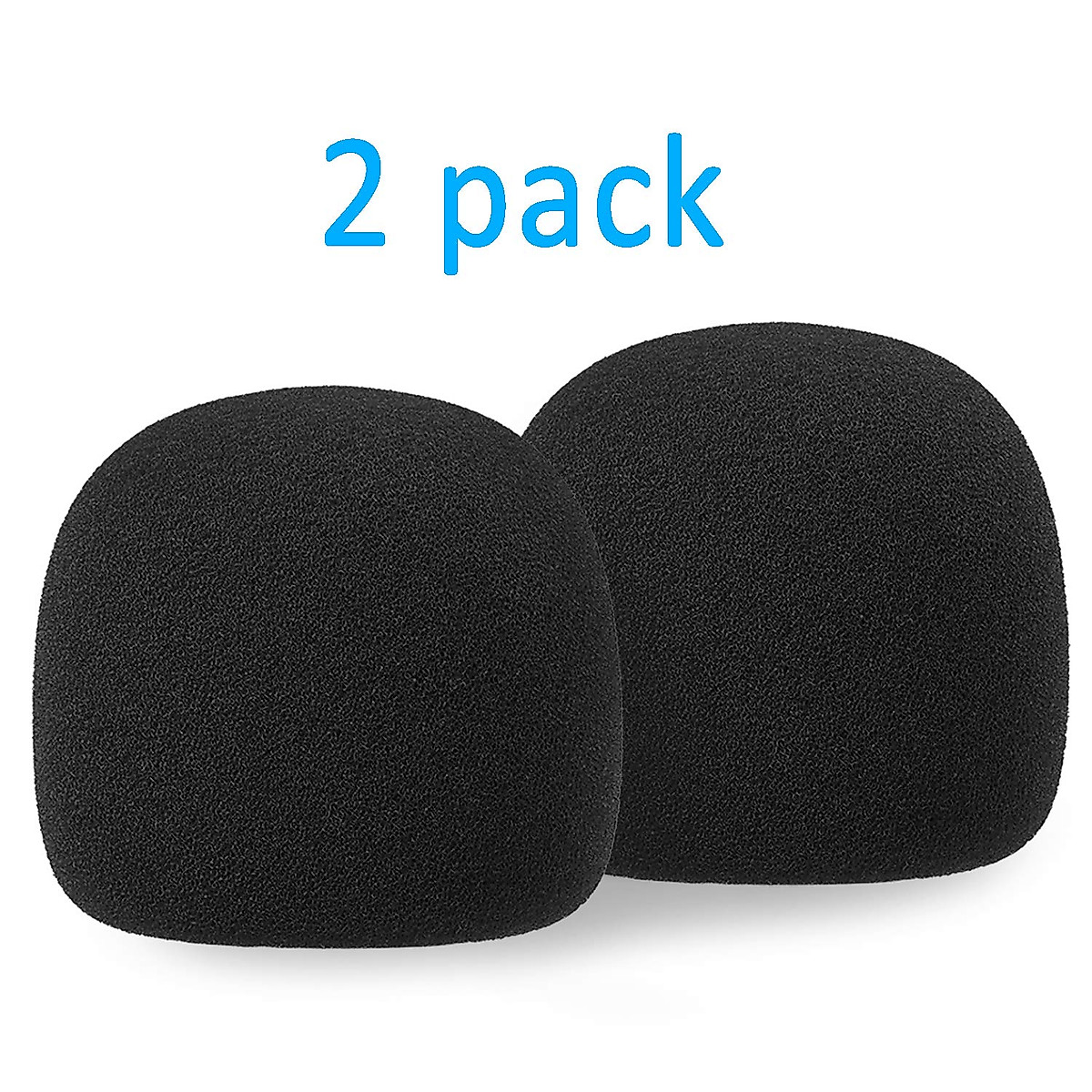 SM57 Pop Filter Foam Cover - Mic Windscreen Wind Cover Customized Compatible with Shure SM-57 Microphone to Blocks Out Plosives by YOUSHARES (2 PCS)