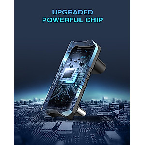 MoKo 180 Degree USB C Adapter with 13.5mm Wider Gap, U Shape USB-C Male to USB-C Female Connector with PD 240W/20 Gbps/8K, USB C 180 Angle Adapter for ROG Ally/Steam Deck/Legion Go/Laptop/Tablet/Phone