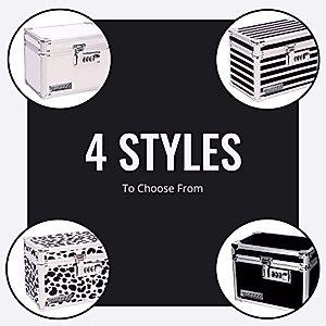 Vaultz Medicine Lock Box w/ Combination Lock - 5 x 7 x 5" Cabinet Safe, Black