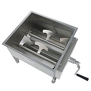Hakka 30lb/15L Double Axis Manual Meat Mixer