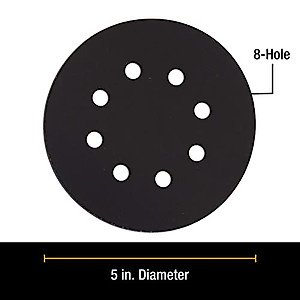 Dura-Gold Premium 5" 8-Hole Wet or Dry Sanding Disc Variety Pack Box - 400, 600, 800, 1000, 1200, 1500, 2000 & 3000 Grit (5 Discs Each, 40 Total) - Sandpaper Discs, Hook & Loop Backing, Color Sanding