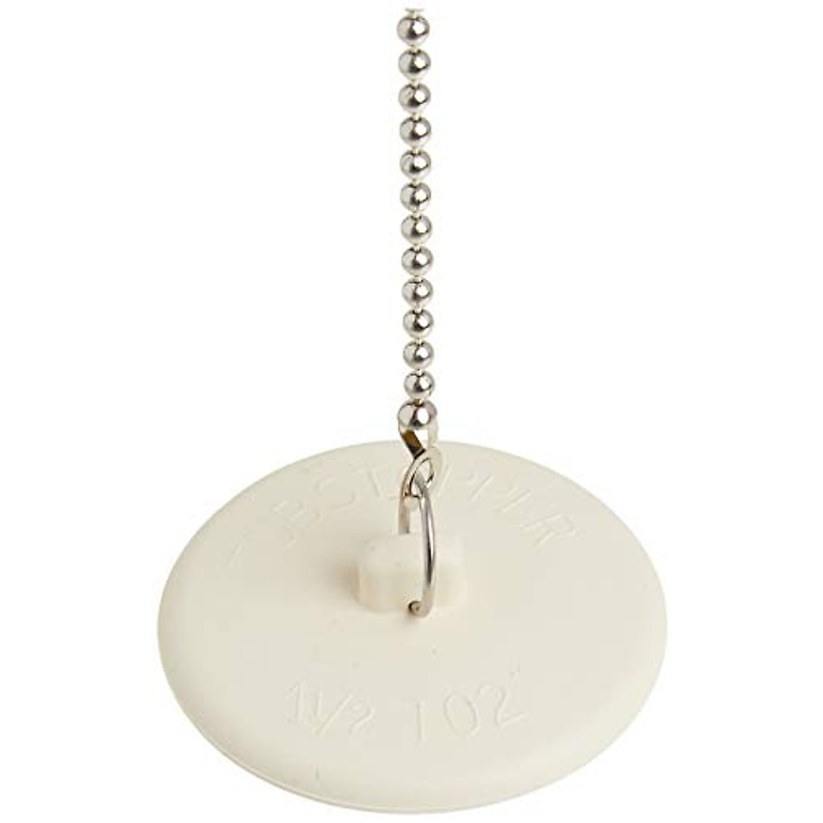 Danco Rubber Tub Stopper with Chain, White (80783)