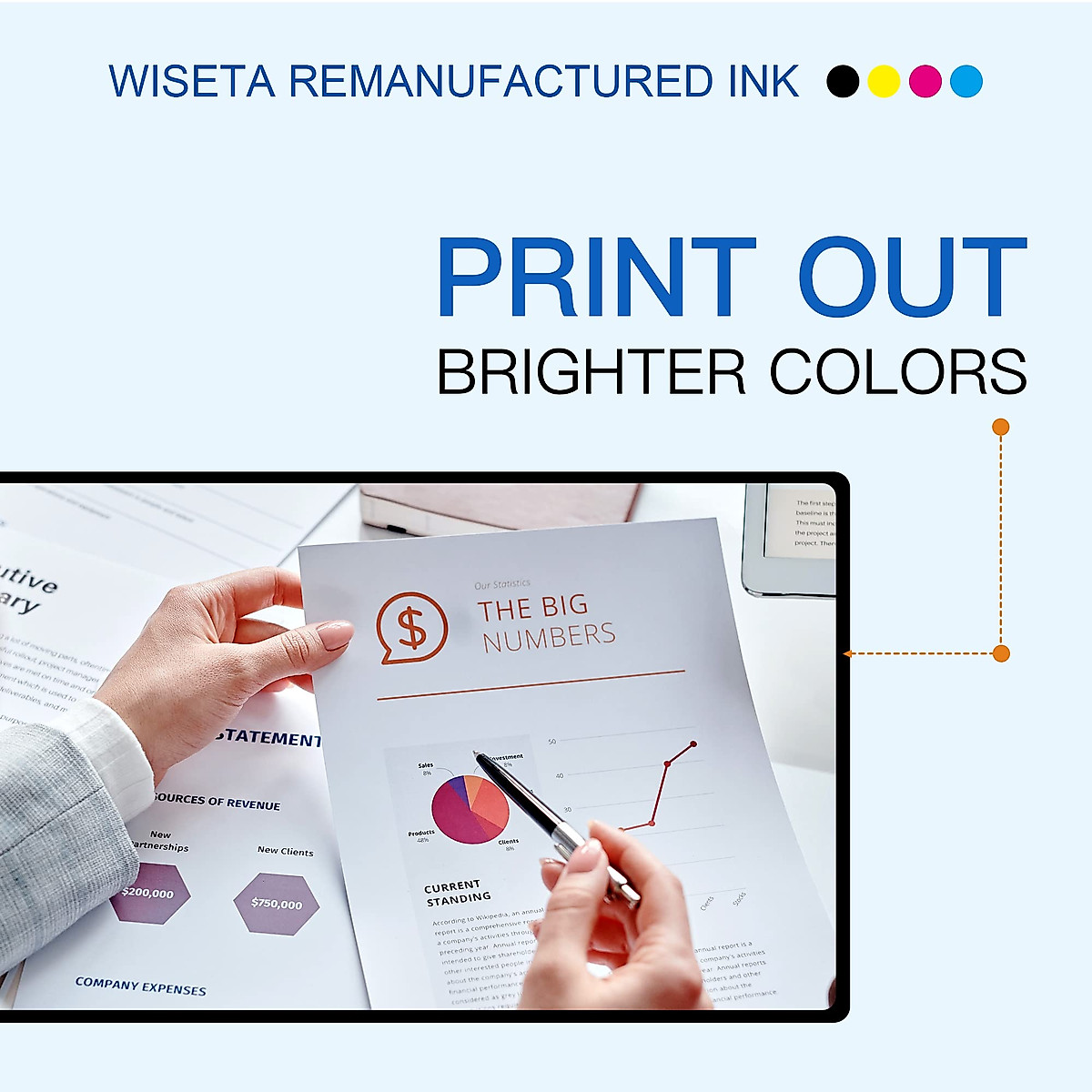 410XL T410XL High Yield Remanufactured Ink Cartridge Replacement for Epson 410XL 410 XL to use with XP-830 XP-640 XP-7100 XP-630 XP-530 XP-635 Printer (1Black, 1Cyan, 1Magenta, 1Yellow, 1Photo Black)