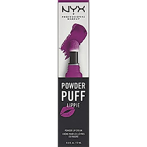 NYX PROFESSIONAL MAKEUP Powder Puff Lippie Lip Cream, Liquid Lipstick - Senior Class (Plum Purple)