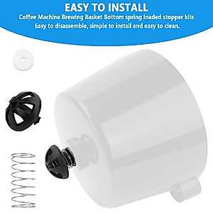 Coffee Machine Brewing Basket Bottom spring loaded stopper kits Fits for Black+Decker coffee makers Brew Basket, fits majority 4-12 Cup Drip Coffee Makers