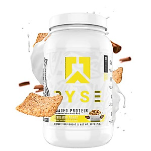 Ryse Loaded Protein Powder | 25g Whey Protein Isolate & Concentrate | with Prebiotic Fiber & MCTs | Low Carbs & Low Sugar | 27 Servings (Cinnamon Toast)