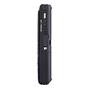 Olympus WS-853 black voice recorder with true stereo mic, 8GB, 110 hours battery life, voice balance, direct USB connection, with MP3 file format.
