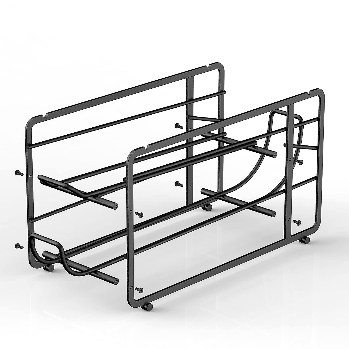 CANYAVE Can Orgaziner for Pantry, Can Organizer Can Storage Dispenser Rack for Pantry, Cabinet, Kitchen 3-Tier (Black)