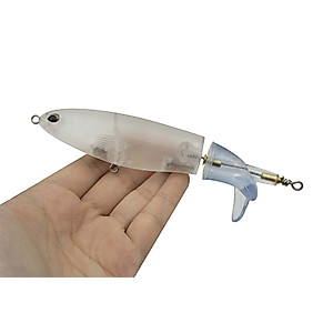 unpainted 14.5cm 32.06g Crawfish Crankbait Blanks Whopper Popper Swimbait Trout Spinnerbaits Topwater jerkbait Pike Walleye Perch Rotating Tail Swivel 130mm plopper