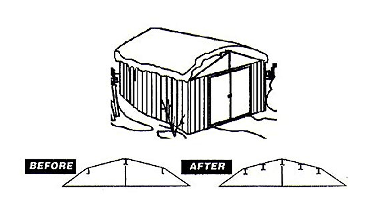 Arrow Roof Strengthening Kit for 10x6 to 10x10 Sheds