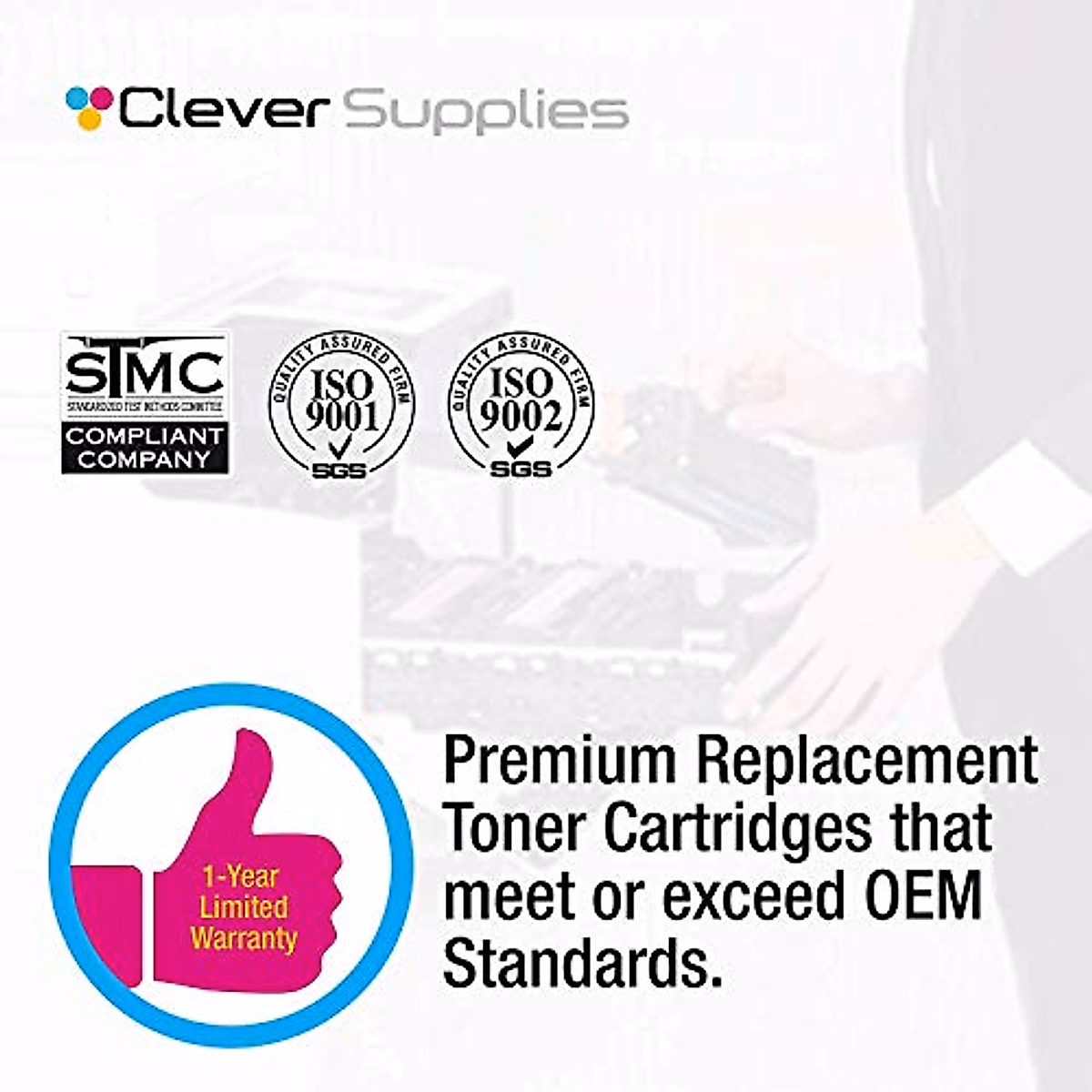 CS Compatible Toner Cartridge Replacement for Ricoh C300 841295 Black 841296 Cyan 841297 Magenta 841298 Yellow Color Laser Aficio MP C300 Aficio MP C300SR Aficio MP C400 Aficio MP C400SR 4 Color Set