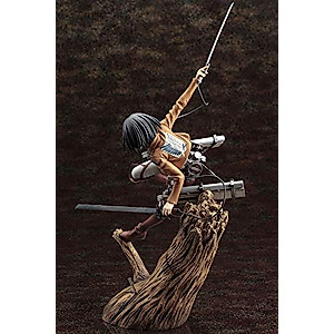 Kotobukiya Attack On Titan: Mikasa Ackerman (Renewal Package Variant) ArtFX J Statue, Multicolor