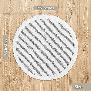 Trajihye 6 Pack Shark S7000AMZ Steam Mop Pads Replacement - Steam Mop Pads for Shark S7000 Series, S7000 S7000AMZ S7001 S7001TGT Steam Mop, Steam & Scrub All-in-One Hard Floor Steam Mop(6 Packs)