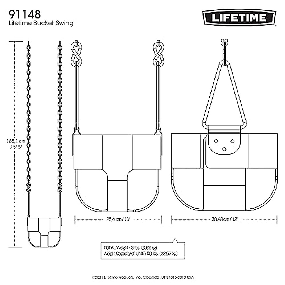 Lifetime Bucket Swing Playset Accessory