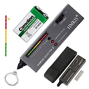HMKIS Diamond Tester, Jewelry Diamond Tester, Thermal Conductivity Meter, Can't Test Metal,Must be Operated with Both Hands