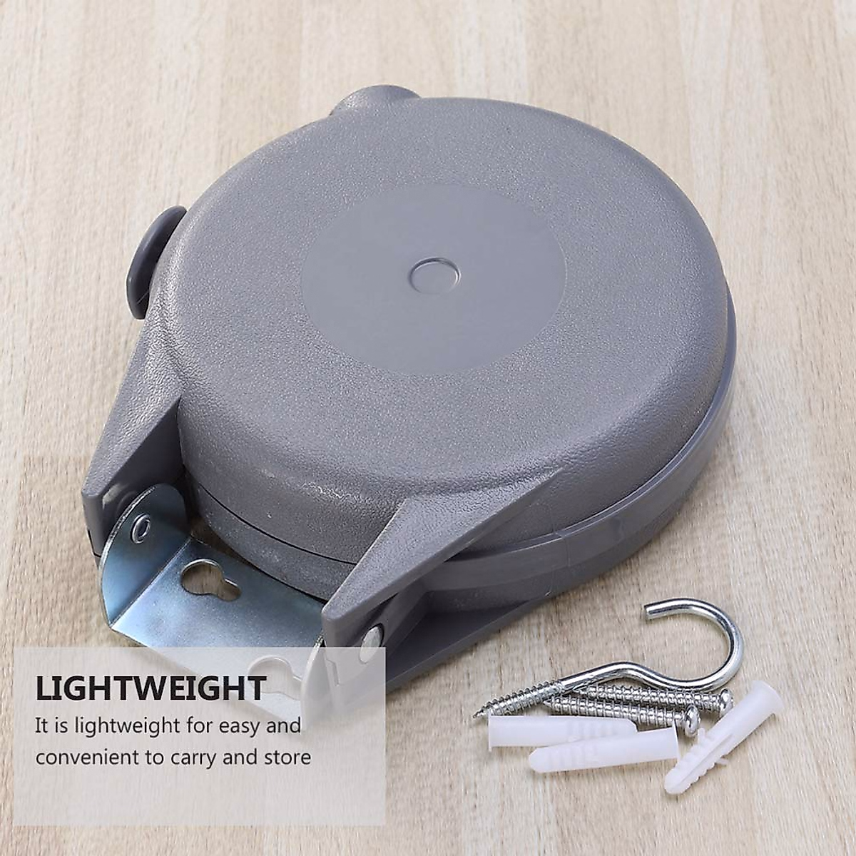 BESPORTBLE 12 String Foldable Portable Clothesline Adjustable The Material is abs Telescopic Clothing Single line Outdoor Foldable Clothing Rack Clothes Rail Extend Adjustable Clothes