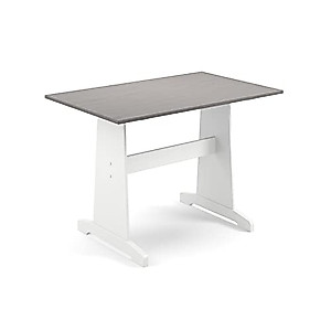 Linon Grey and White Breakfast Dining Set Ardmore Nook