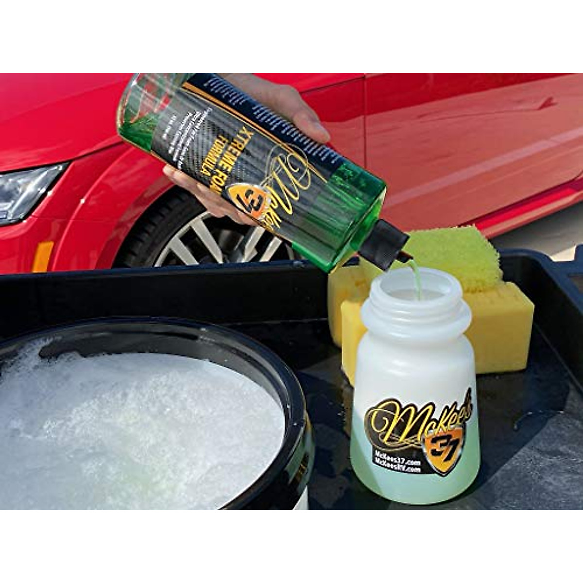McKee's 37 MK37-805 Xtreme Foam Formula Auto Shampoo (Snow Foam Car Soap), 32 .oz