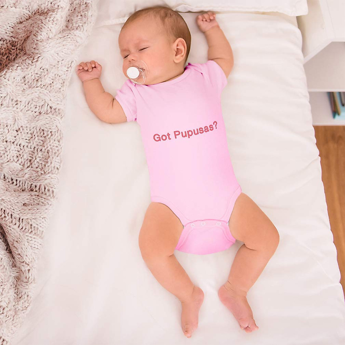 Baby Bodysuit Got Pupusas El Salvador Funny Humor Boy & Girl Baby Clothes Funny Cotton Black Design Only Newborn