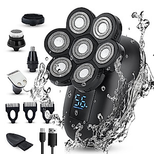 UPTARD Head Shavers for Bald Men+UPTARD 7D Blade Replacement Heads