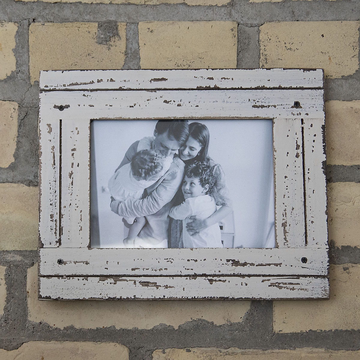 Foreside Home & Garden FFRD06209 5X7 Heartland Photo Frame White