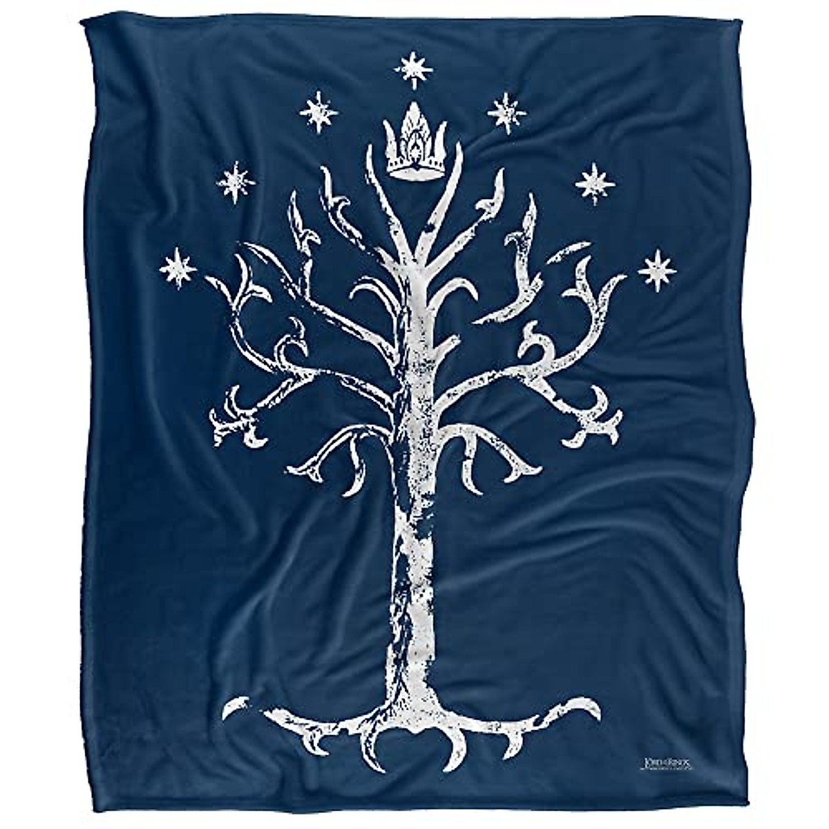 The Lord of The Rings Blanket, 50"x60" Tree of Gondor Silky Touch Sherpa Back Super Soft Throw Blanket