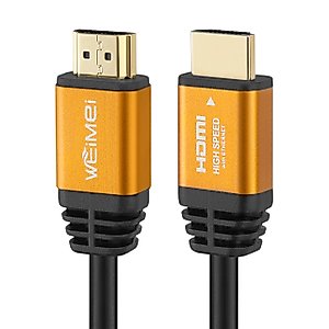 WEIMEI 100 Feet 4K HDMI Cable 2.0 HDMI Cord 100ft with IC Booster Support 4K@60Hz UHD 2160P Ethernet 3D ARC with Gold-Plated Connector and Bare Copper Conductor (from 6ft to 100 ft for Choices)