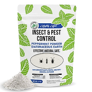 Mighty Mint Insect & Pest Control, Diatomaceous Earth Peppermint Powder, 1 lb